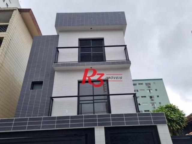 Village à venda, 90 m² por R$ 620.000,00 Campo Grande Santos/SP