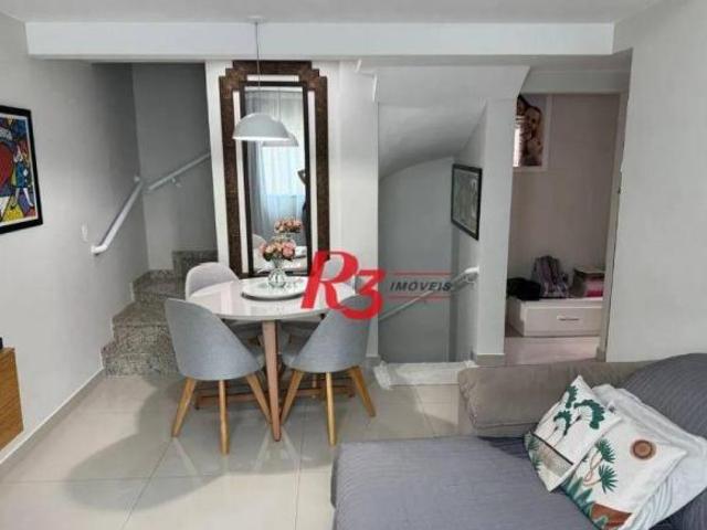 Village à venda, 99 m² por R$ 880.000,00 Campo Grande Santos/SP