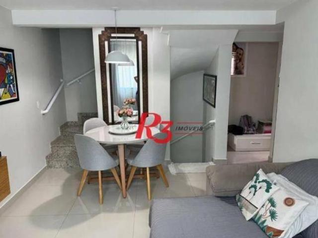 Village à venda, 99 m² por R$ 880.000,00 Campo Grande Santos/SP