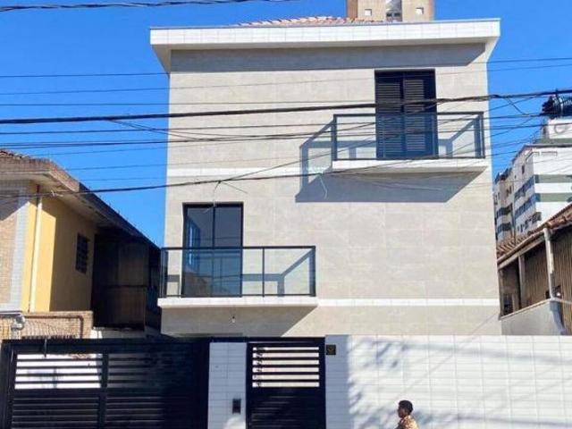 Village com 2 dormitórios à venda, 94 m² por R$ 598.000,00 Macuco Santos/SP