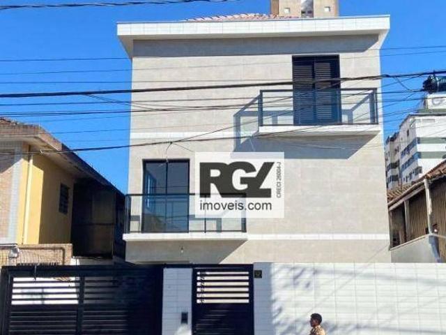 Village com 2 dormitórios à venda, 95 m² por R$ 629.900,00 Macuco Santos/SP