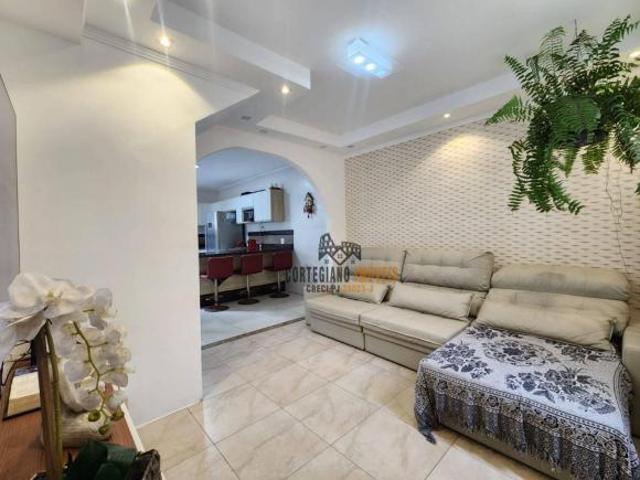 Village com 2 suítes/lazer/garagem fechada à venda, 120 m² por R$ 639.000 Marapé Santos/SP