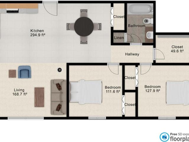 Village Square Apartments 2 Bedroom Apartment for Rent at 109 N Birch St, Badger, MN 56714