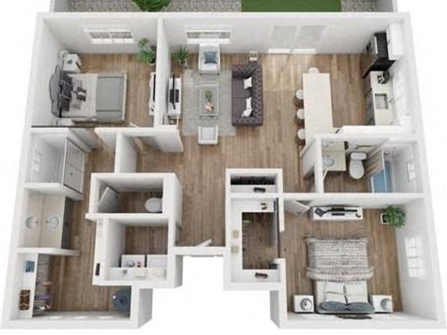 Villas on Ash 2 Bedroom Apartment for Rent at 1381 N Gilbert Rd, Gilbert, AZ 85234