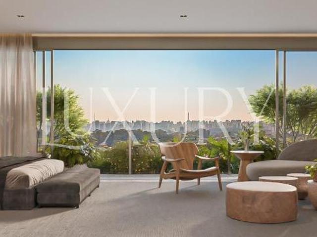Vista única do Parque Ibirapuera. Unidades de 371, 471 m/2 e Cobertura Triplex 1 184 m² com até 5 su