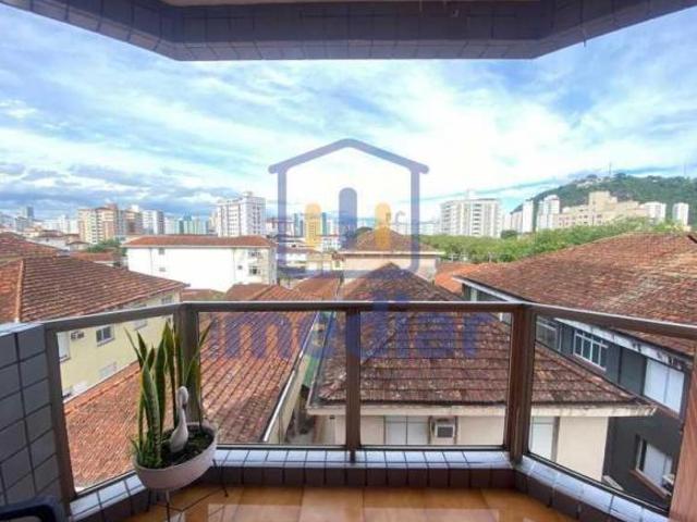Vista Livre, Espaços Amplos, 2 dormitórios e garagem demarcada em rua tranquila na Vila Belmiro !