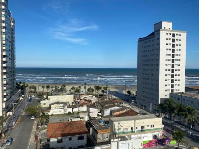 Vista Mar, 2 Quartos 1 suite, sacada gourmet, 1 vaga Mirim, Praia Grande