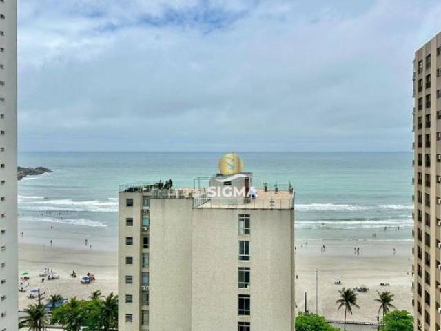 VISTA MAR Apartamento com 3 quartos sendo 1 suíte à venda na Praia das Pitangueiras Guarujá/SP