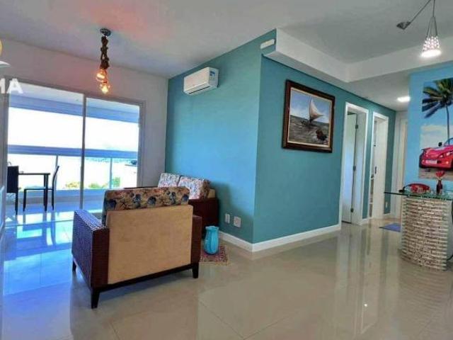 Vista mar Apartamento à venda com 2 dormitórios Condomínio com lazer 2 vagas Jardim Astúrias