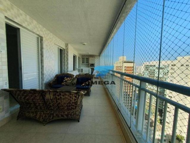 VISTA PARA O MAR Apartamento com 3 dormitórios sendo 1 suíte à venda Jardim Astúrias Guarujá/S