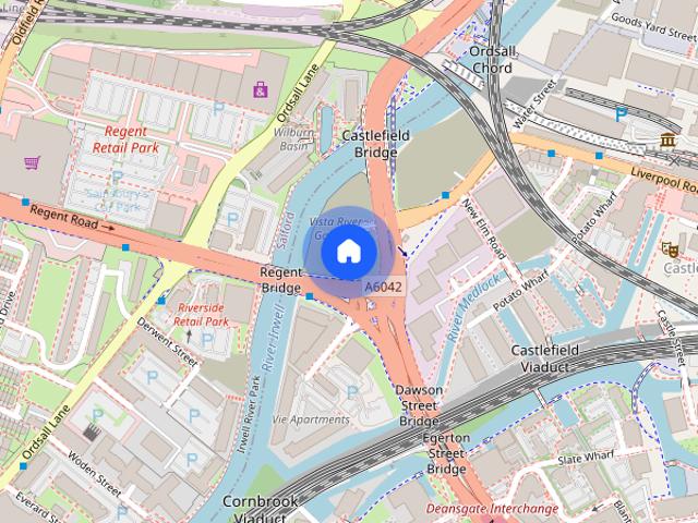 Vista River Gardens, Trinity Island, Water Street, Greater Manchester, M3