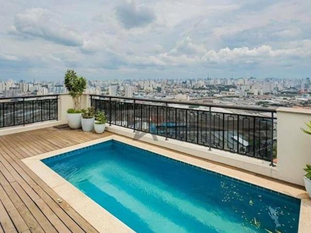 Vitale Moóca OPORTUNIDADE Cinematográfica cobertura duplex c/ ampla área gourmet c/ churrasqu