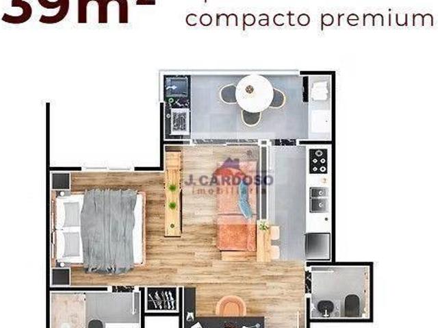 Viva o Conforto de um Condomínio Clube em Apto Compacto Premium