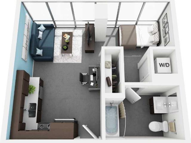Vue 53 1 Bedroom Apartment for Rent at 1330 E 53rd St, Chicago, IL 60615 Hyde Park