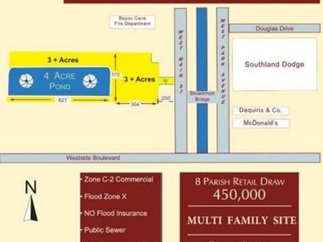 W Main St Lot,houma, Plot For Sale