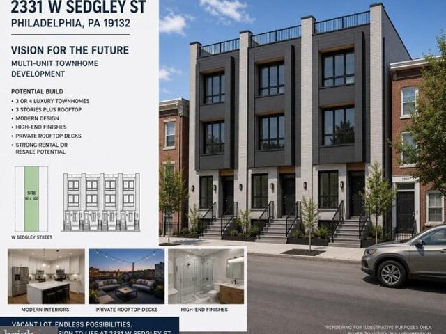 W Sedgley Ave, Philadelphia, Plot For Sale