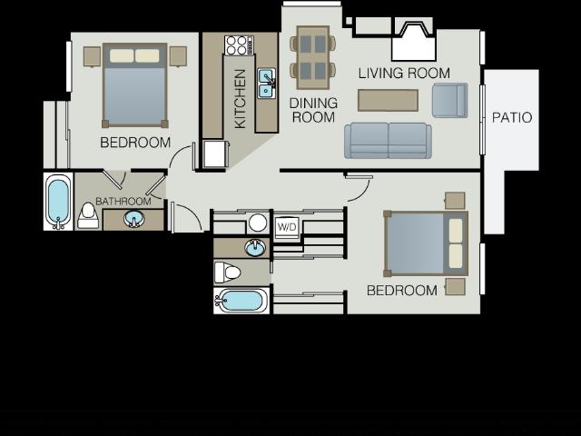 Wandering Creek 2 Bedroom Apartment for Rent at 12910 Se 240th St, Kent, WA 98031