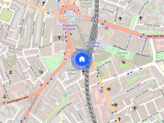 Walworth Road, Elephant and Castle, London, SE1