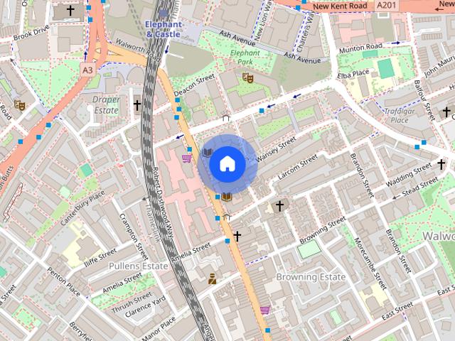 Walworth Square, Elephant and Castle, London, SE17