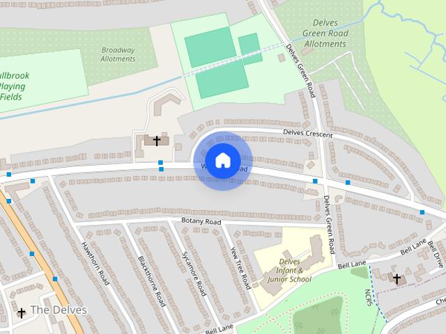 Walstead Road, Delves, WS5