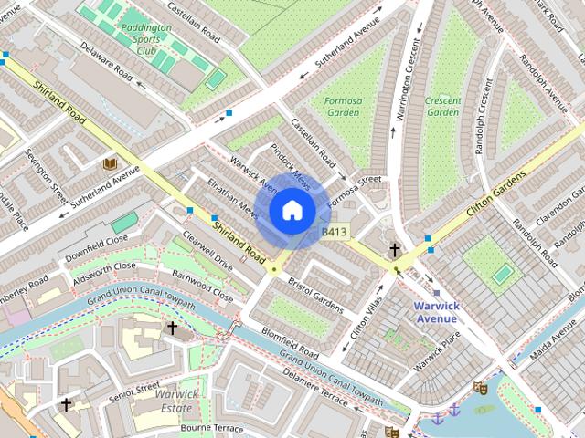 Warwick Avenue, Little Venice, London, W9