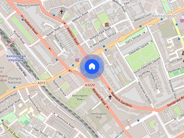 Warwick Gardens, Earls Court, London, W14