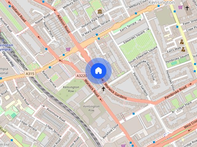 Warwick Gardens, Kensington, London, W14