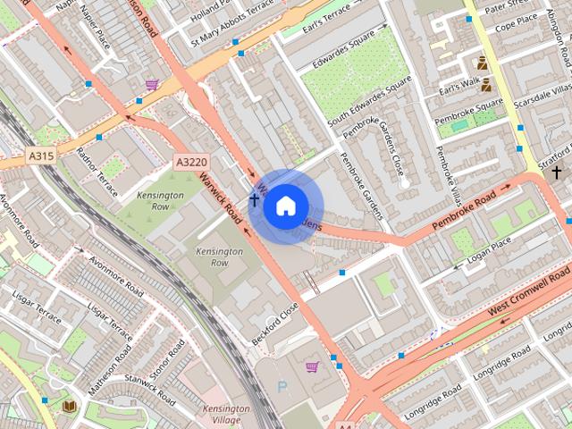 Warwick Gardens, High Street Kensington, London, W14