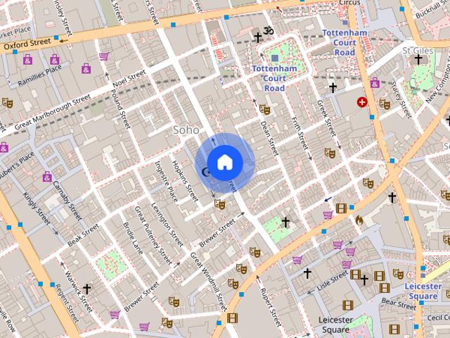 Wardour Street, Soho, London, W1F