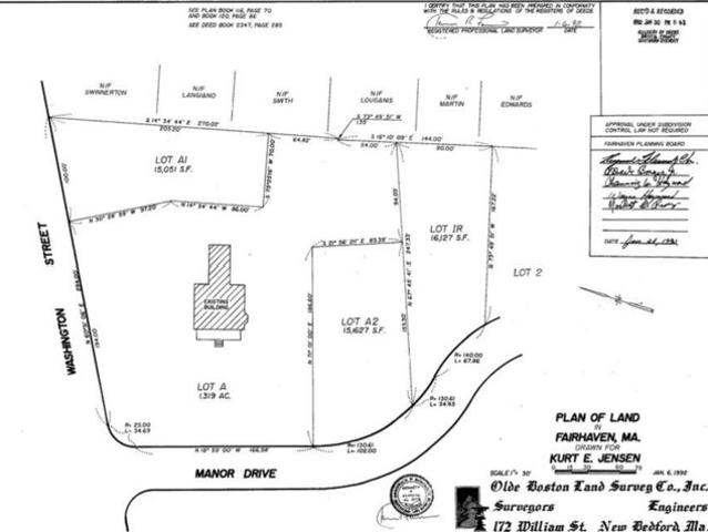 Washington St Lot W, Fairhaven, Plot For Sale