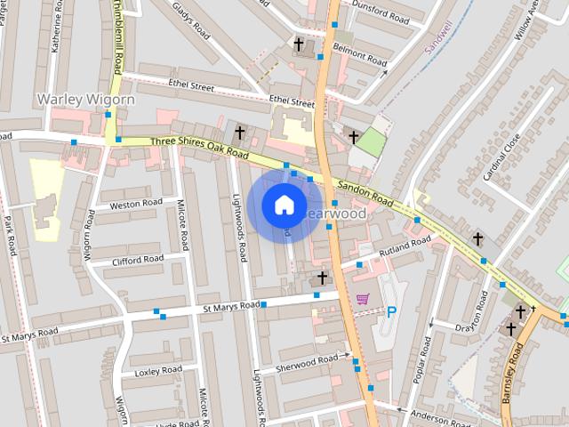Wattis Road, Bearwood, B67