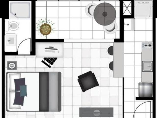 WAT LOFT DAMEBE Apto de 43 m² com 1 quarto à venda no Loteamento Mogilar