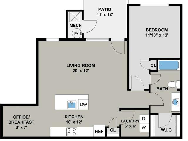 Waterford Woods 1 Bedroom Apartment for Rent at 394 Willetts Ave, Waterford, CT 06385