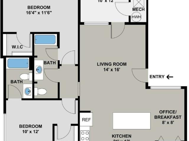 Waterford Woods 2 Bedroom Apartment for Rent at 394 Willetts Ave, Waterford, CT 06385