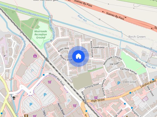Waters Drive, Staines Upon Thames, TW18