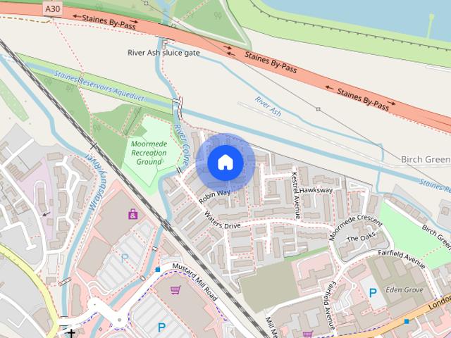 Waters Drive, Staines Upon Thames, Middlesex, TW18