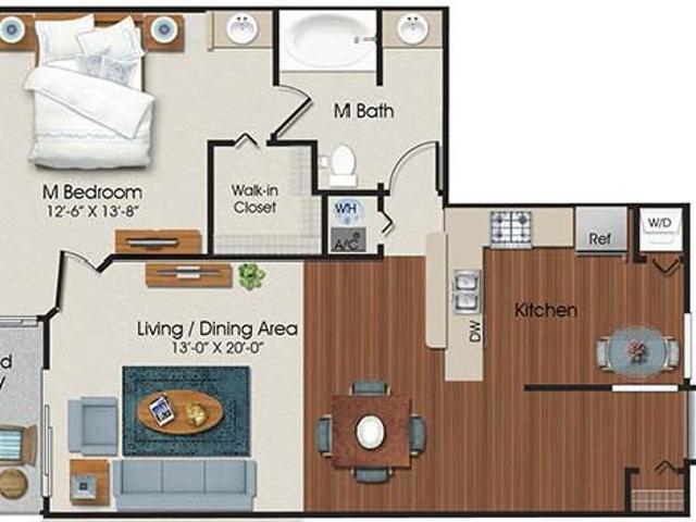Water's Edge Apartments 1 Bedroom Apartment for Rent at 10901 Nw 40th St, Sunrise, FL 33351 Welleby