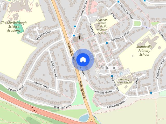 Watling Street, St. Albans, Hertfordshire, AL1