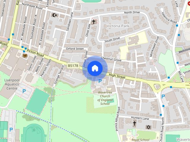 Wavertree Gardens, High Street, Wavertree, Liverpool, L15