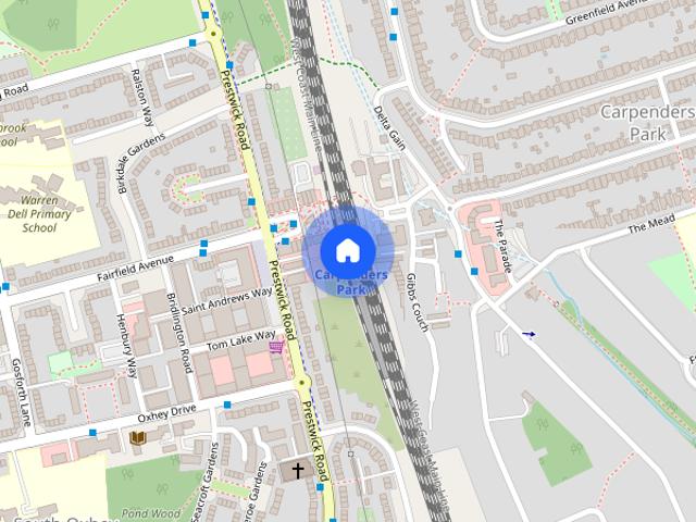 WD19, Bushey, Carpenders Park