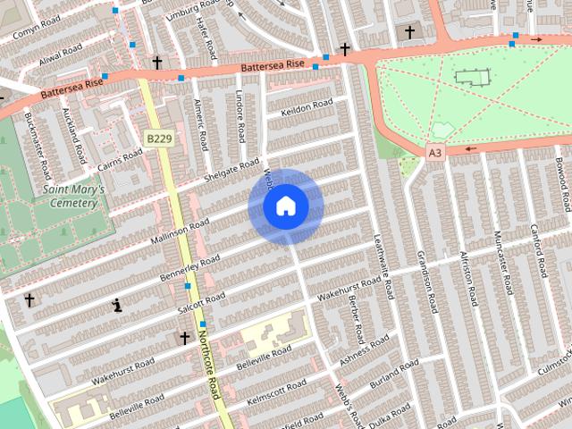 Webbs Road, SW11, Between the Commons, London, SW11