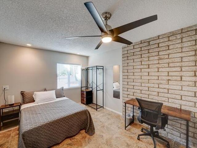 Weekly Cleaning, Quiet and Safe. Remodeled & Spacious Rooms – Cool AC 72 73 degrees year round, Tons of Parking, Free Laundry, Granite Counters, Large Dining Area & Excellent Responsive Staff! Near work centers and shopping