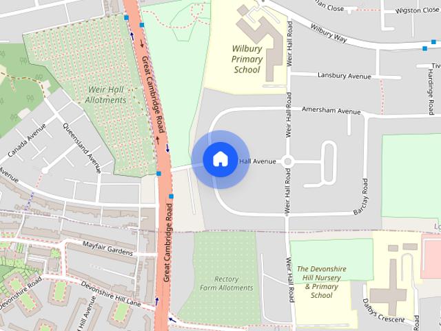 Weir Hall Avenue, N18