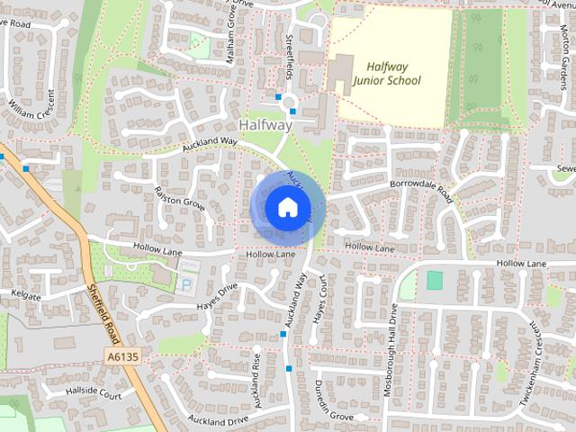 Welbury Gardens, Halfway