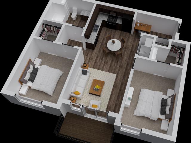 Welcome to Del Corazon! 3 Bedroom Apartment for Rent at 4351 Morrison Rd, Denver, CO 80219 Westwood