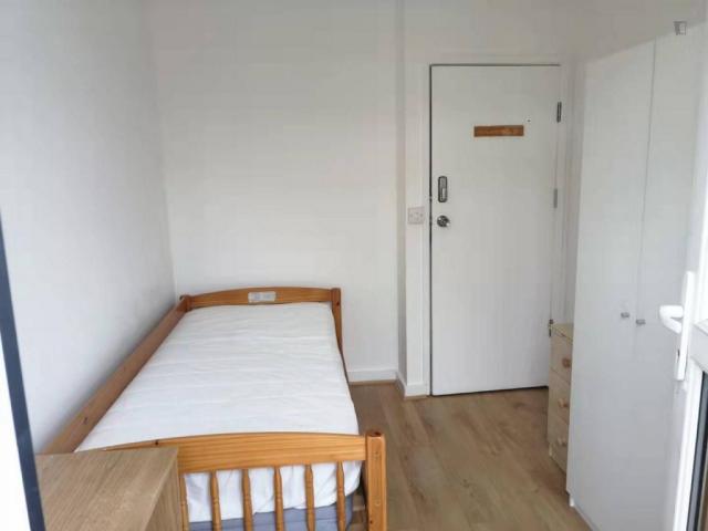 Welcoming bedroom in a shared flat in Wembley Has a Room