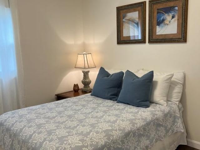 Well furnished bedroom with a private bathroom
