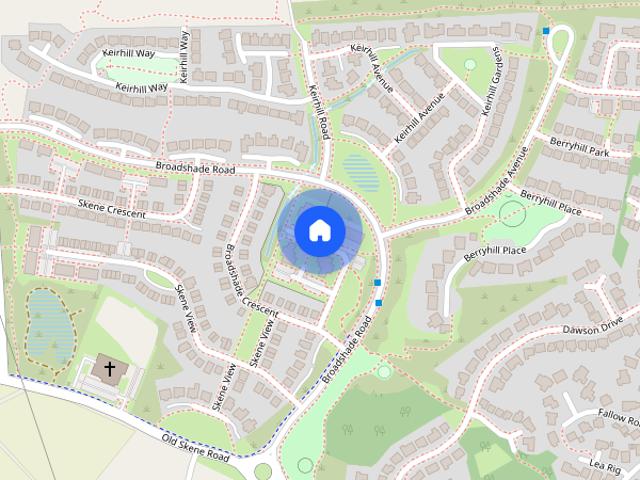 Well presented, end terraced, 2 bed villa with open plan lounge kitchen in the popular residential suburb of Westhill
