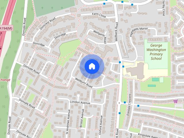 Wellburn Road, Washington, Tyne and Wear, NE37