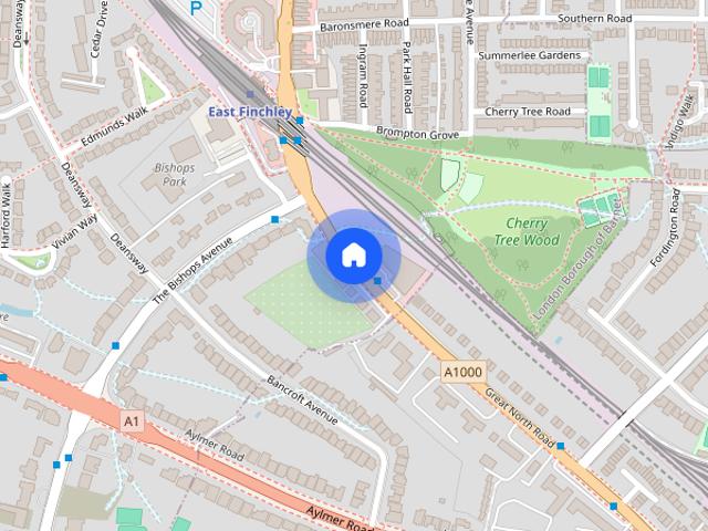 Wellington Place, Great North Rod, N2
